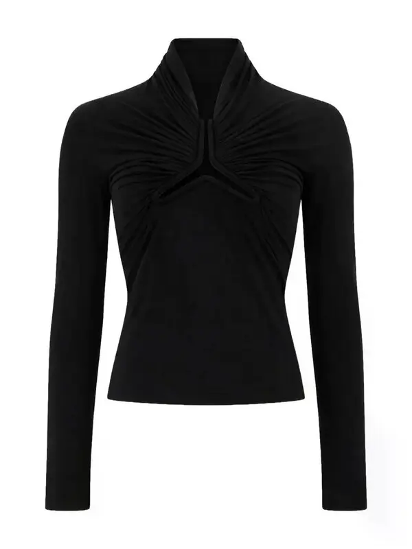Rick Owens Cut-out Ruched Top