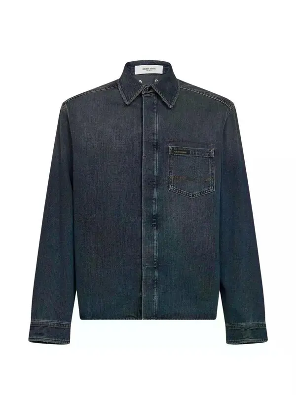 GOLDEN GOOSE Star-detail Denim Shirt