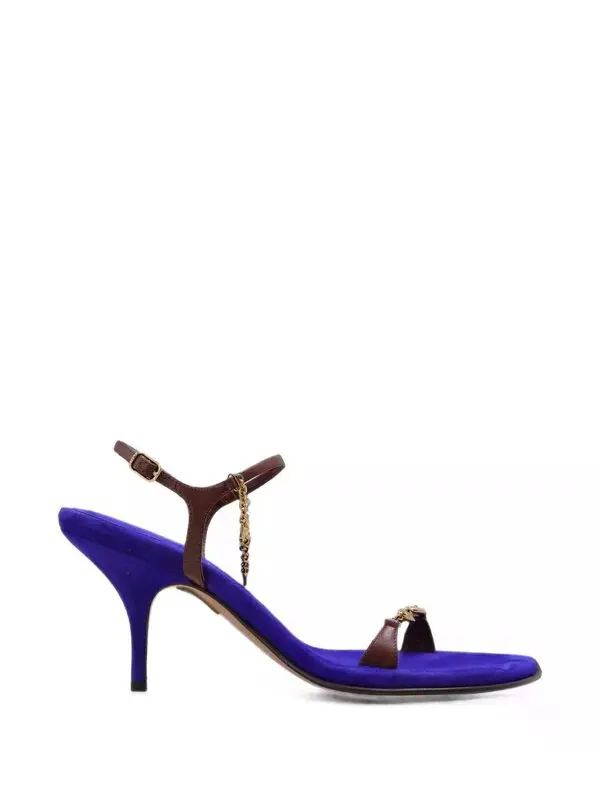Chloé Zia Chain-link Leather Sandals