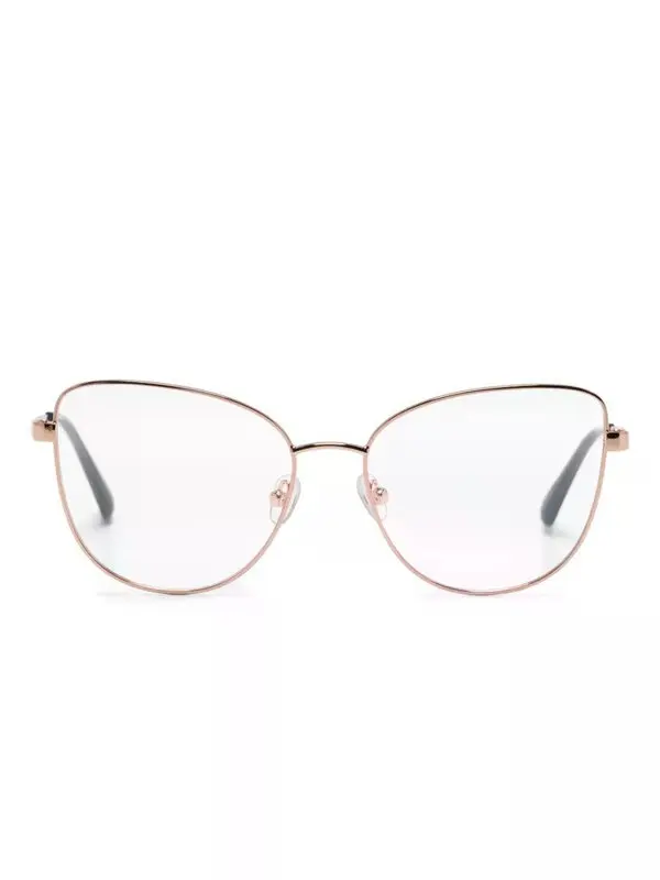 MAX&CO. Logo-engraved Cat-eye Frame Glasses - Pink
