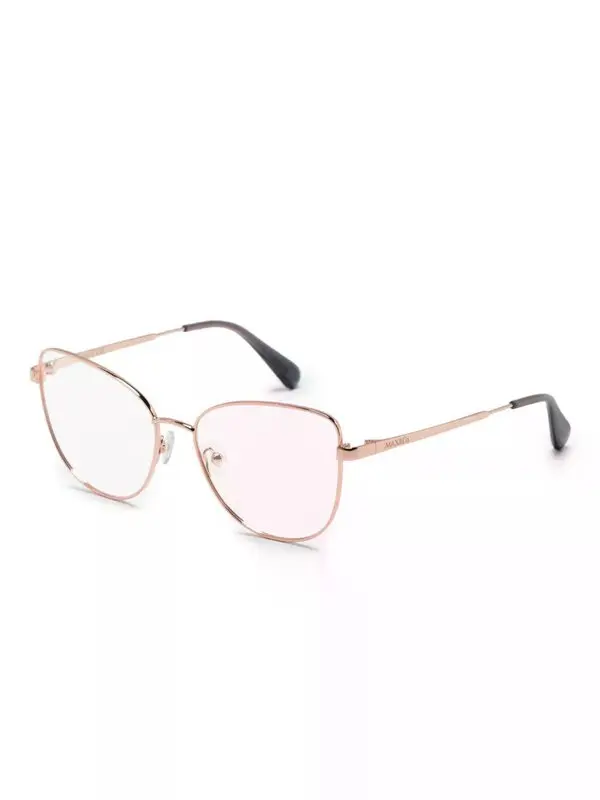MAX&CO. Logo-engraved Cat-eye Frame Glasses