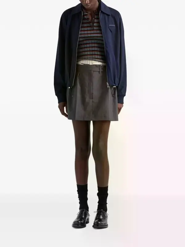 Prada Light Mohair Miniskirt