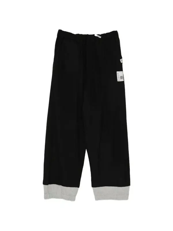 Mihara Yasuhiro Sweat Layered Wool Trousers