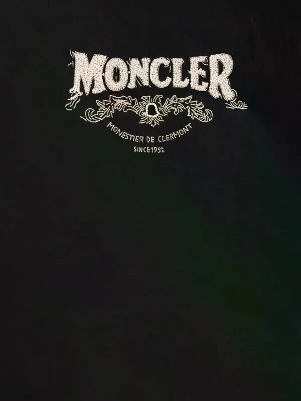Moncler Bead-embellished Logo-patch Sweatshirt