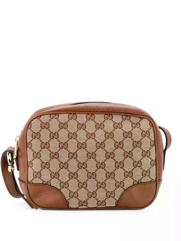 Gucci Bree Disco Gg Canvas With Leather Mini Crossbody Bag