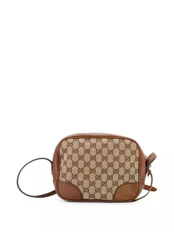 Gucci Bree Disco Gg Canvas With Leather Mini Crossbody Bag