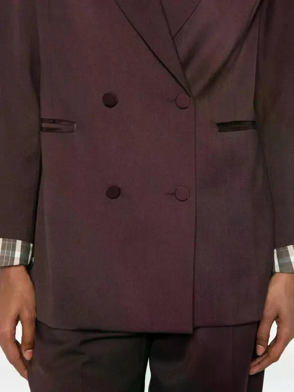 FORTE_FORTE Double-breasted Peaked-lapels Blazer