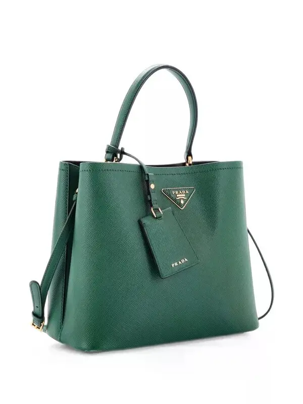 Prada Panier Saffiano Leather Large Bucket Bag