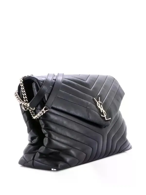Saint Laurent Loulou Matelassé Chevron Leather Shoulder Bag