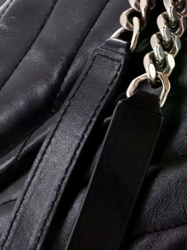 Saint Laurent Loulou Matelassé Chevron Leather Shoulder Bag