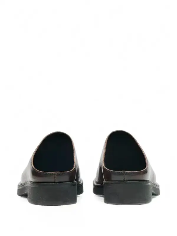 MAISON MARGIELA Brushed Leather Biker Mules