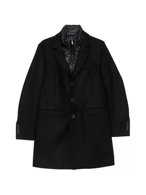 Herno Layered Single-breasted Coat