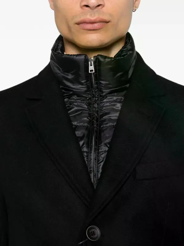 Herno Layered Single-breasted Coat