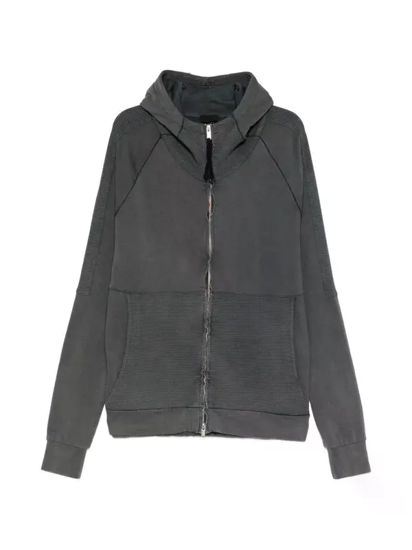 THOM KROM Panelled Zip-fastening Hoodie