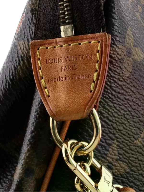 LOUIS VUITTON Eva Handbag Monogram Canvas Clutch Bag