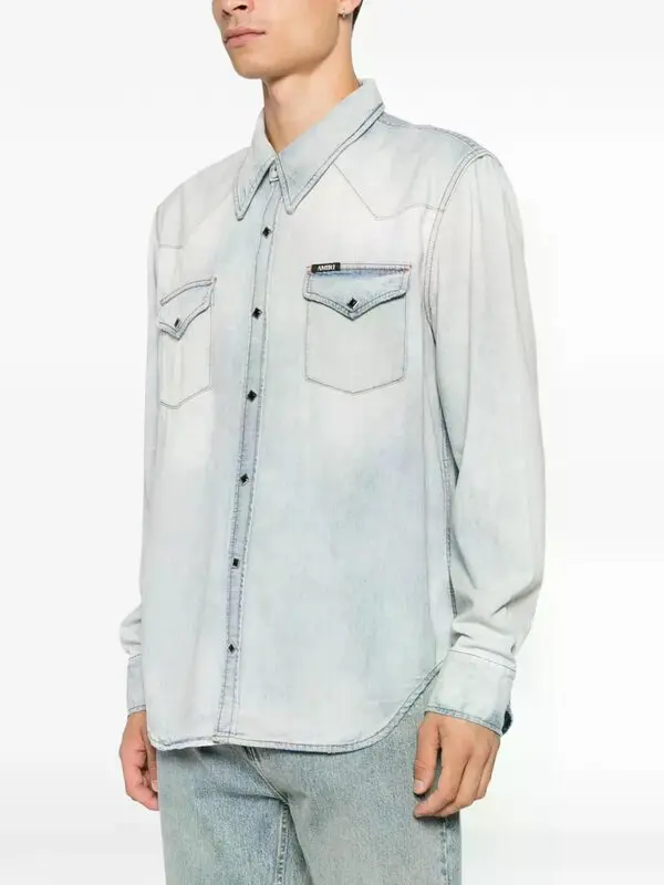 Amiri Western-style Denim Shirt