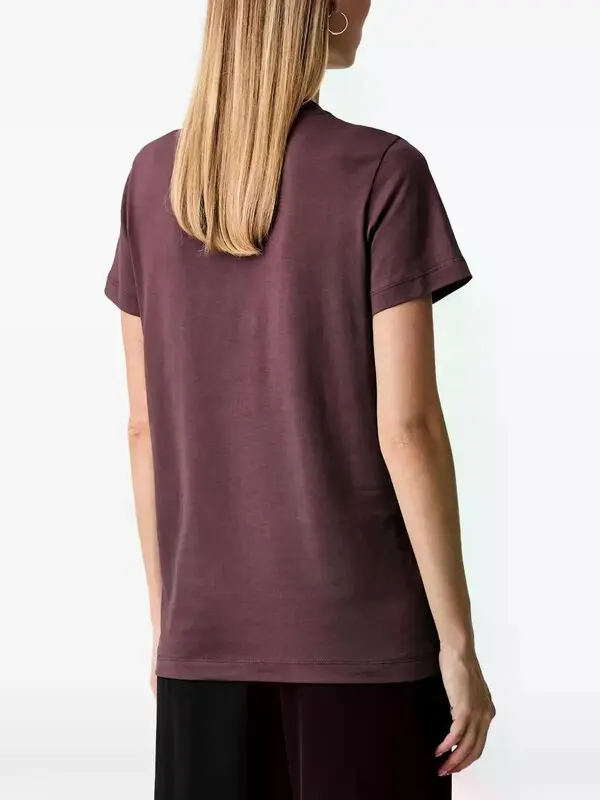 Pinko Embroidered-logo Cotton T-shirt