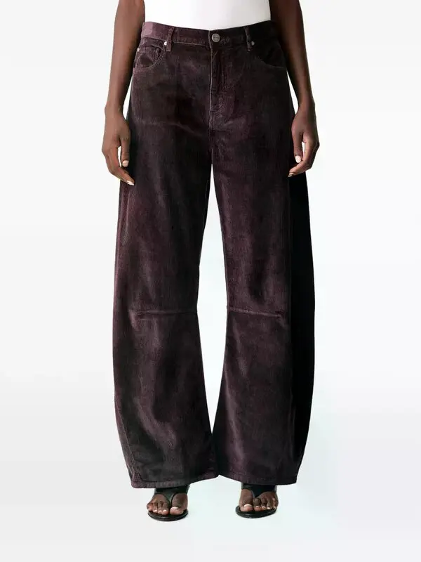 Pinko Barrel-fit Corduroy Trousers