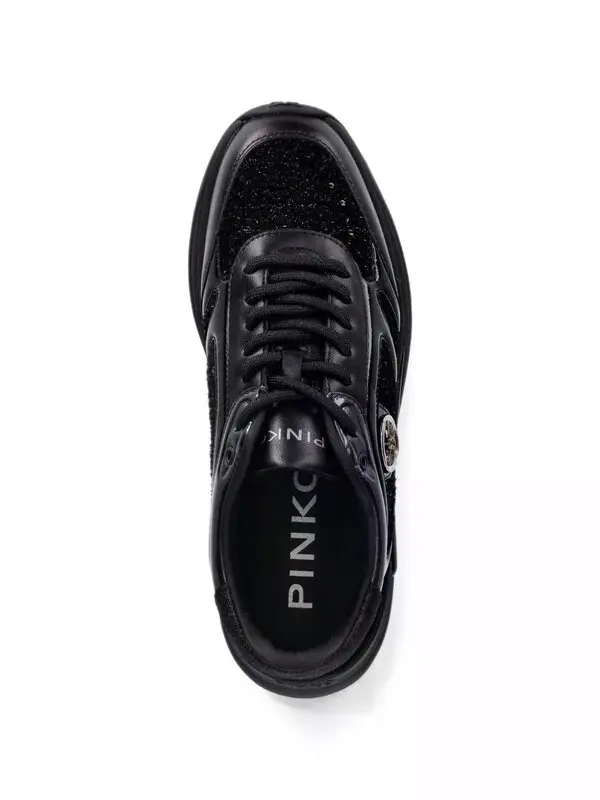 Pinko Nataly 02 Panelled Leather Sneakers