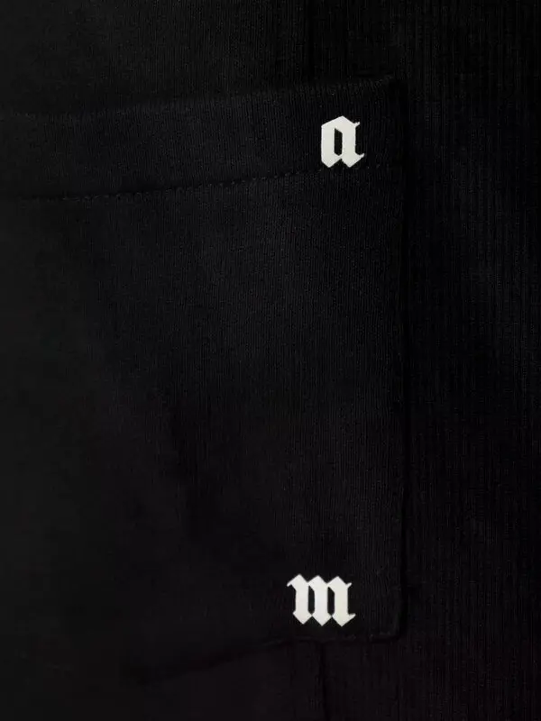 Palm Angels Logo-patch Drawstring Shorts