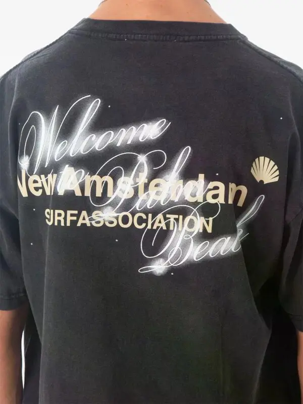 NEW AMSTERDAM SURF ASSOCIATION Welcom To Palmbeach T-shirt