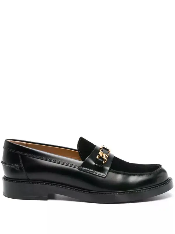 TOD'S Buckle-detail Leather Loafers
