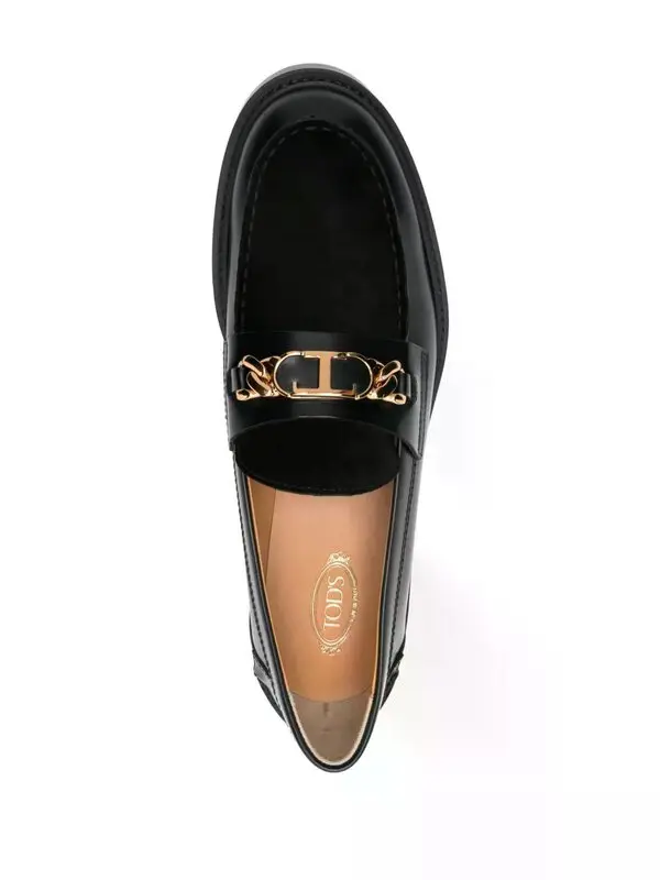 TOD'S Buckle-detail Leather Loafers