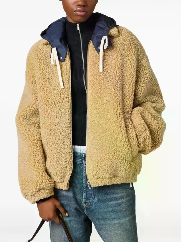 Miu Miu Fleece Blouson Jacket