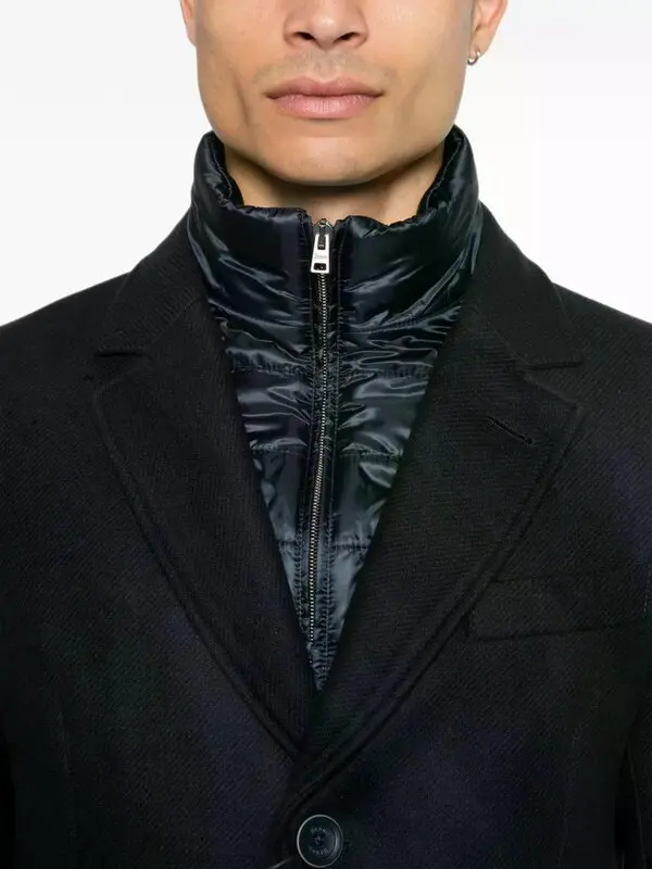 Herno Layered Single-breasted Coat
