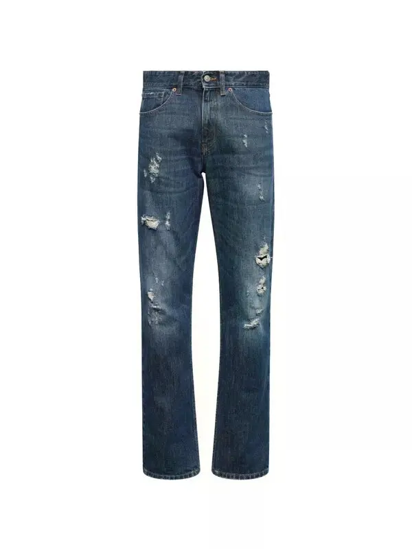 MAISON MARGIELA Distressed-finish Straight-leg Jeans