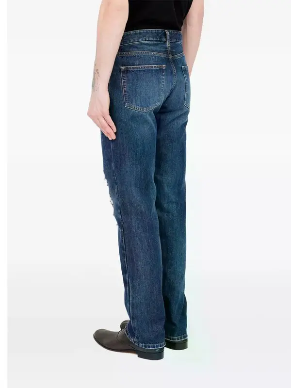 MAISON MARGIELA Distressed-finish Straight-leg Jeans