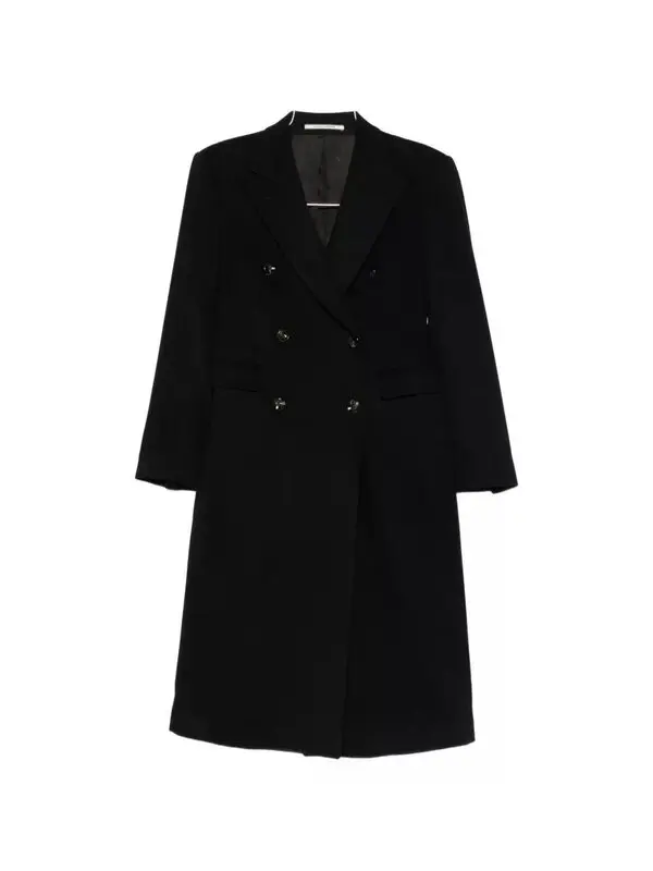 Tagliatore Double-breasted Peak-lapel Coat