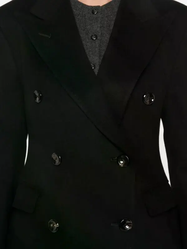 Tagliatore Double-breasted Peak-lapel Coat