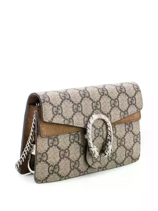 Gucci Dionysus Gg Coated Canvas Super Mini Crossbody Bag