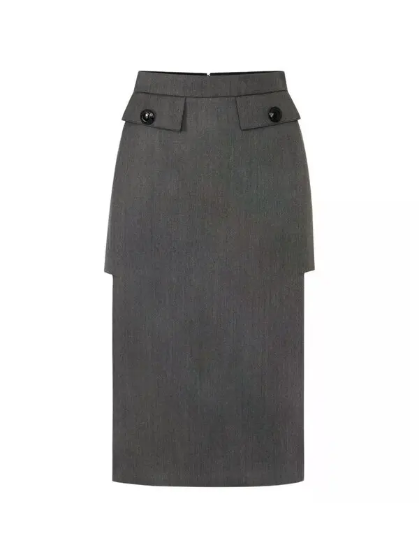 Elisabetta Franchi Cool Wool Skirt