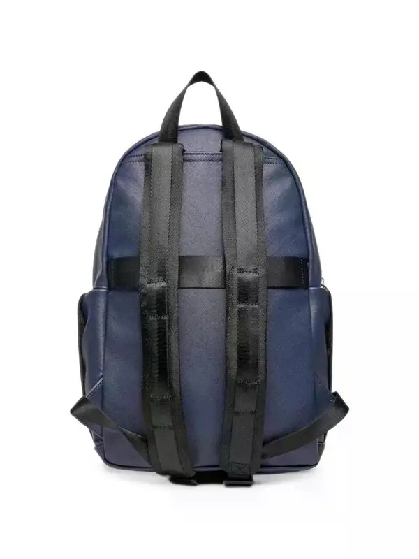 Guess Elvis Logo-plaque Backpack - Blue