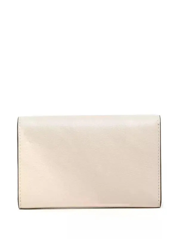 Mulberry Pebbled Logo Lettering Wallet