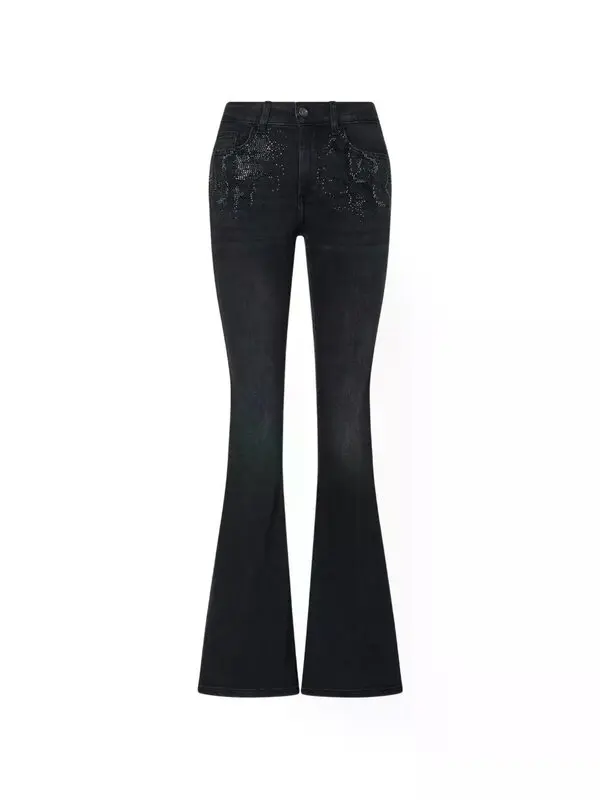 Liu Jo Bootcut Jeans With Rhinestones