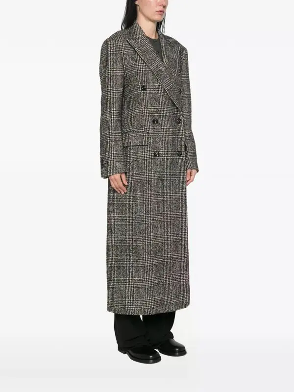 Tagliatore Caitlyn Check-pattern Double-breasted Coat