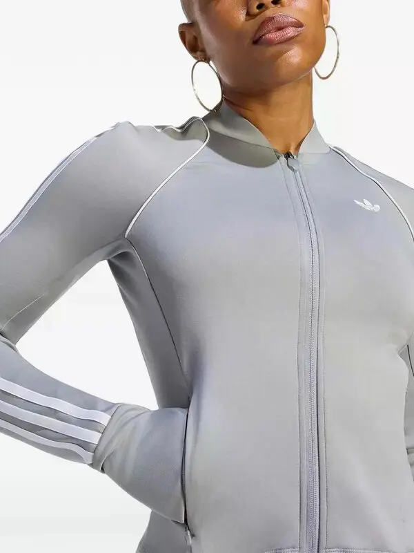 Adidas Logo-print Side-stripe Sweatshirt