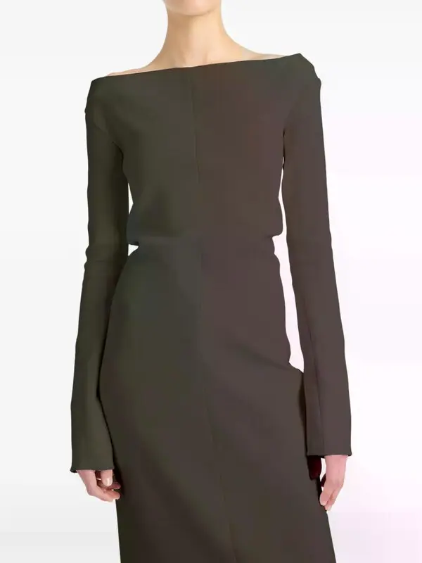 Proenza Schouler Yara Dress In Bi-stretch Suiting