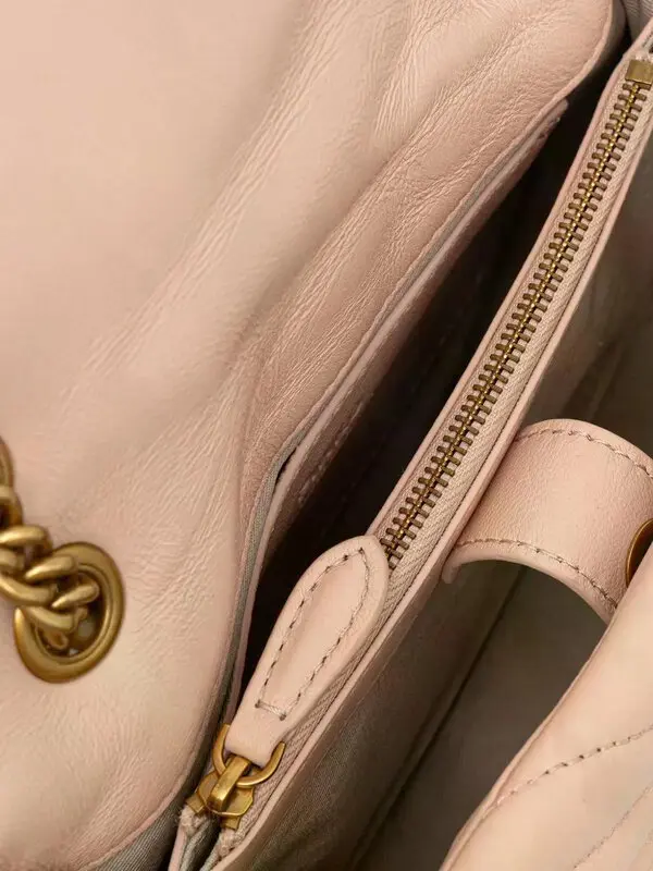 Pinko Mini Love Quilted Leather Crossbody Bag