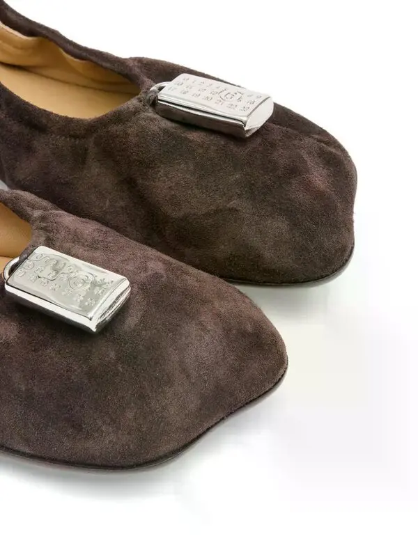 MAISON MARGIELA Anatomic Suede Ballet Flats