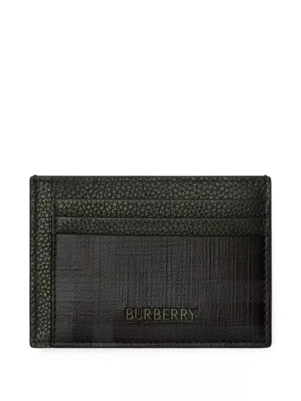 Burberry City Check Clip Card Case