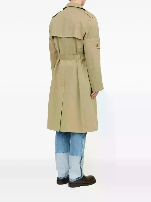 MAISON MARGIELA Double-breasted Overdyed Trench Coat