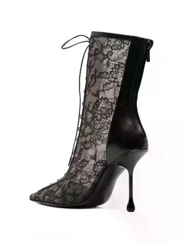 JIMMY CHOO Scarlett Lace-up Heeled Boots