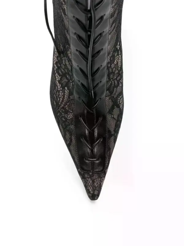 JIMMY CHOO Scarlett Lace-up Heeled Boots