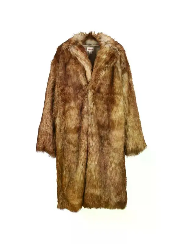 KAMIYA Faux-fur Coat - Brown