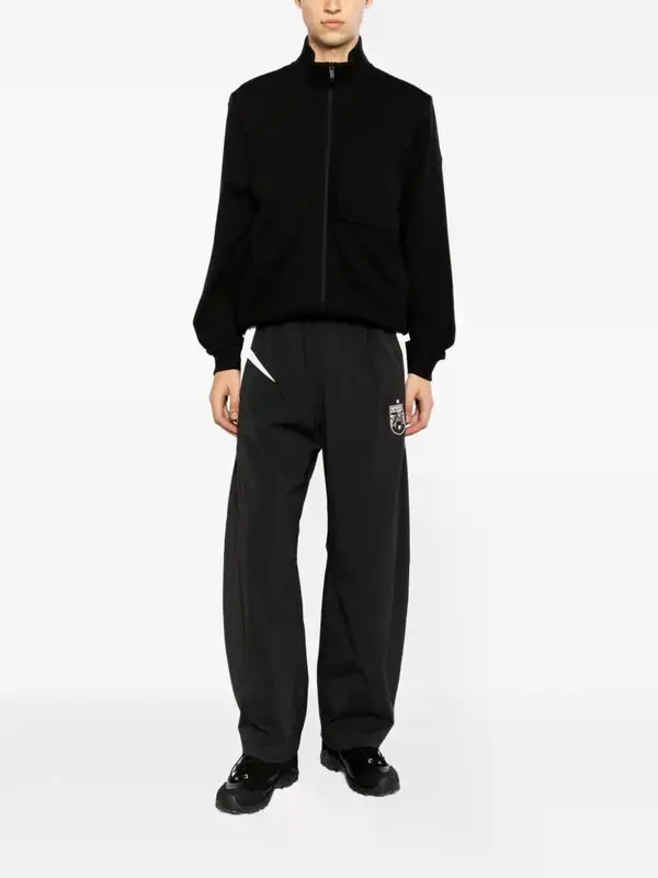 Moncler Logo-embroidered Zip-up Jacket