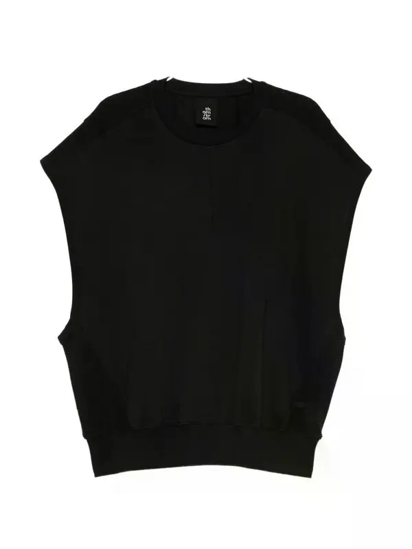 THOM KROM Sleeveless Panelled Sweatshirt